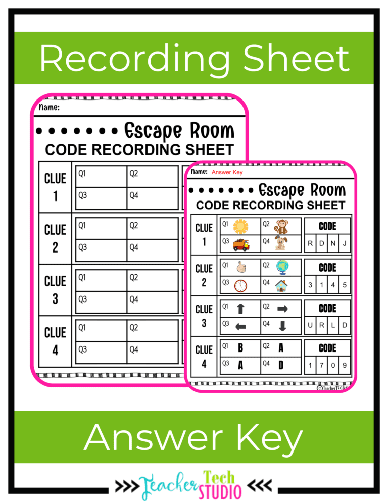 Editable DIY Escape Room Template