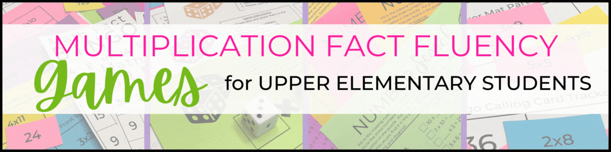 Upper Elementary Math Games